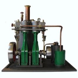 Two Cylinder Steam Engine, Fully Working Model Steam Engine!